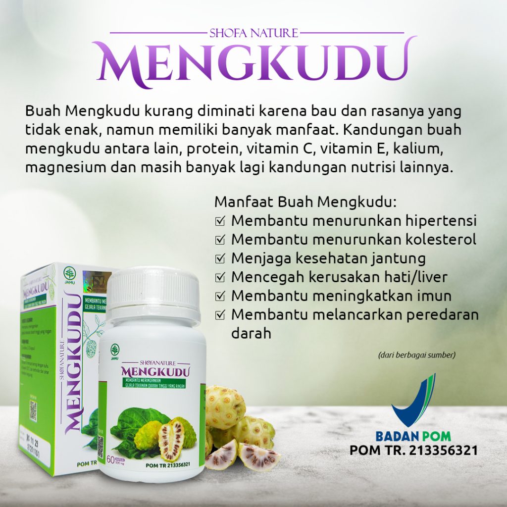 Kapsul Mengkudu 60 kapsul Obat Herbal Darah Tinggi